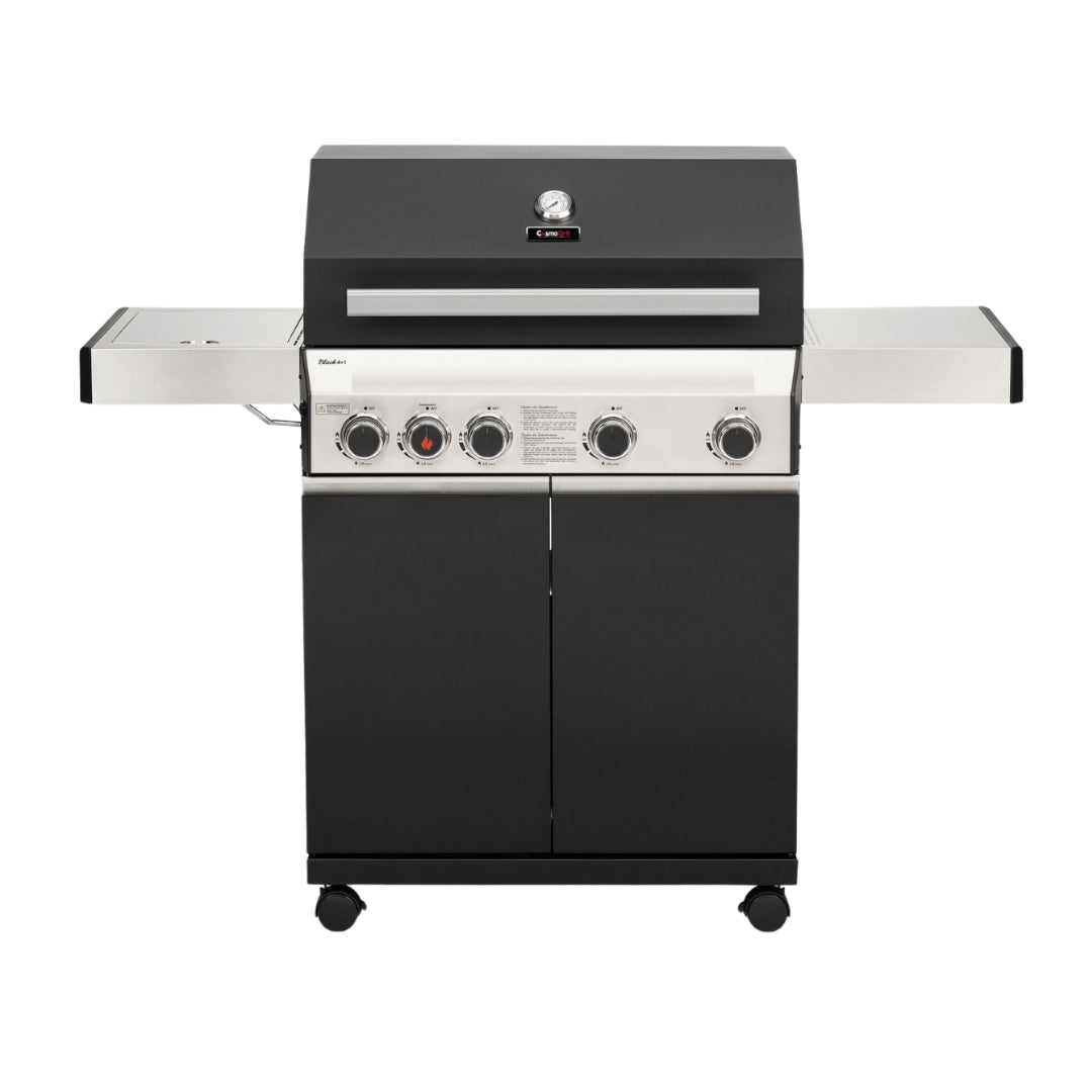 Premium Black 4+1 Outdoor Gas Barbecue - CosmoGrill