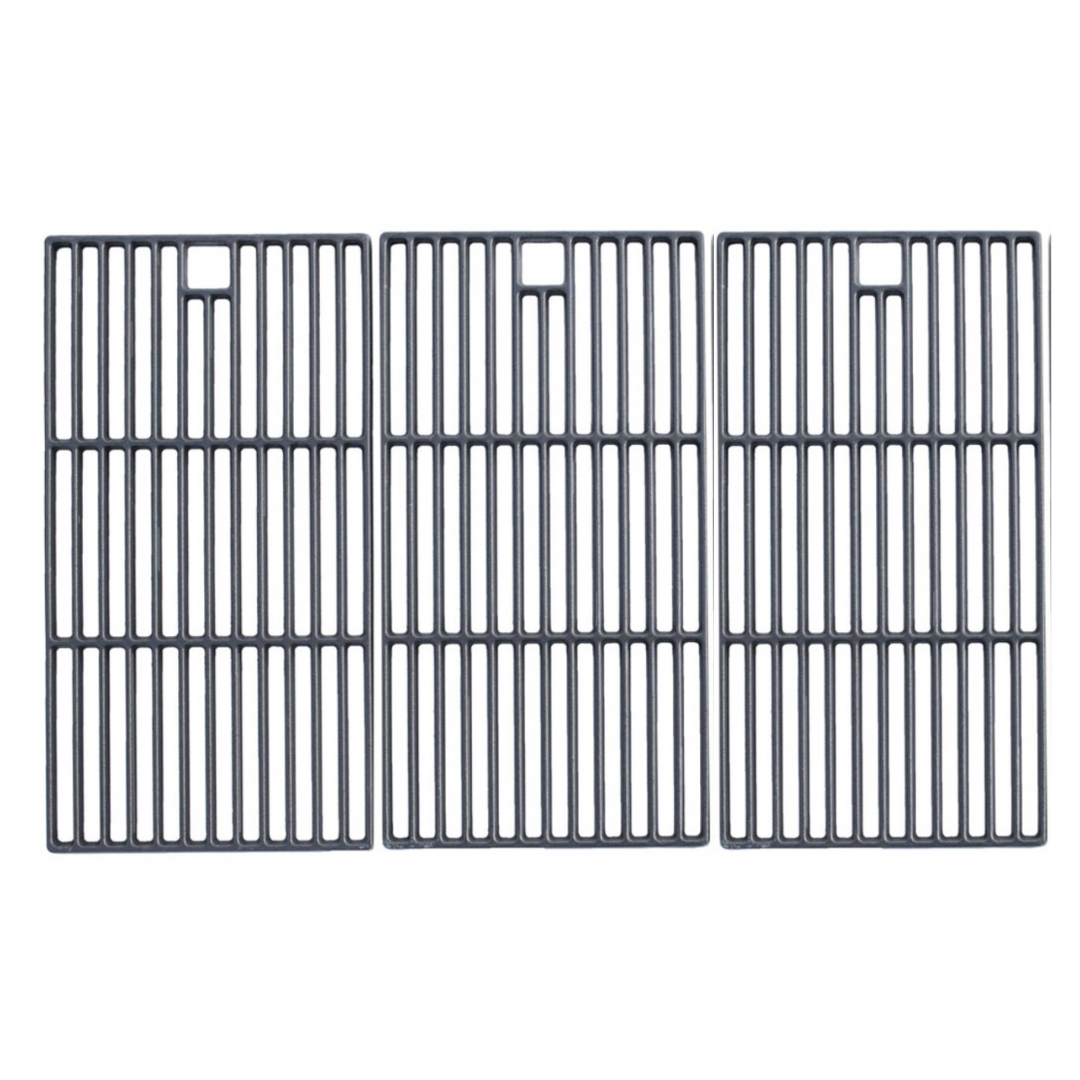 Cast Iron Grill Grate Trio Set for 6 Burner Gas Barbecue